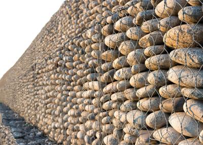 China Galvanized Gabion Baskets 3.0-5.0mm Wire Diameter for Retaining Walls - 1.0-4.0 CBM Capacity for sale
