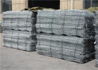 China Galvanized Steel Gabion Box 2.7mm Wire 8x10cm Mesh for sale
