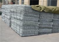 China Custom Galvanized Gabion Cages 60x80mm Mesh PVC Coated Corrosion Resistant for sale