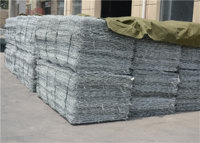 China Custom Galvanized Gabion Cages 60x80mm Mesh PVC Coated Corrosion Resistant for sale