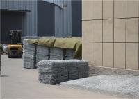 China Custom Coated Tensile Strength 0.6m-0.9m Square Hole Galvanized Wire Gabion Cage Box for sale