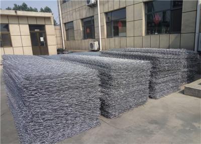 China Hot Dip Galvanized Gabion Baskets 2.0-4.0mm Wire for Flood Protection for sale