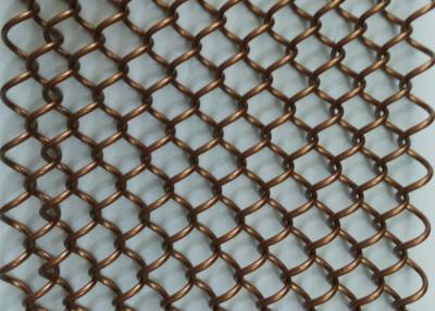 China Chain Link Decorative Wire Mesh 0.5-2mm Wire 40-85% Open Area for Architectural Applications for sale