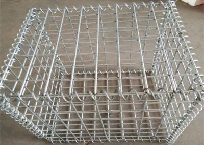 China 3.0-6.0mm Welded Wire Mesh Gabion - Silver, Square/Round Shape for sale