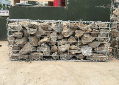 China Galfan Coated Gabion Mesh Panels 3-6mm Wire Gauge 50x50mm Aperture for Civil Engineering Applications for sale