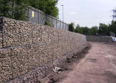 China Double Twist Gabion Noise Barrier Baskets 2-4m Length with Galvanized Steel Construction for Traffic Sound Control for sale