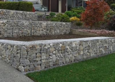 China Zinc Coated Welded Mesh Gabion Baskets 2m x 1m x 1m for Garden Walls & Soil Retention for sale