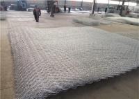 China Galvanized Gabion Wire Mesh 2.0-4.0mm Wire Diameter 60x80mm Hole Size for Construction Retaining Walls for sale