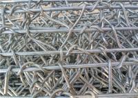 China Galvanized Gabion Wire Mesh 60x80mm Hole Size 2.0-4.0mm Wire Diameter for Erosion Control for sale