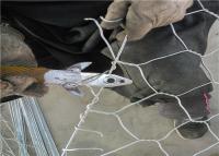 China Hot Dipped Galvanized Gabion Mesh 2.0-4.0mm Wire Diameter 60x80mm Hole for Retaining Walls for sale