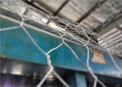 China Galvanized Gabion Wire Mesh 2.0-4.0mm Hexagonal 60x80mm - Double Twisted Steel Stone Cage for sale