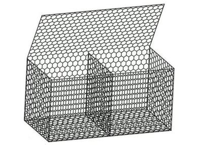China Triple Twist Wire Gabion Baskets 2-4m Length with 0.15-1.0m Height for Flood Protection and Erosion Control for sale