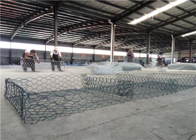 China PVC Coated Gabion Mattress 60x80mm Hexagonal Wire Mesh for River Bank Protection - 2mm to 3mm Wire Diameter for sale