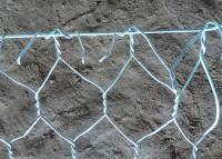 China Double Twisted Hexagonal Gabion Box 75x75mm 100x100mm Galfan Coated for sale