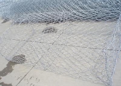 China Galfan Coated Gabion Baskets 60x80mm Hole Size 2.0-4.0mm Wire for sale