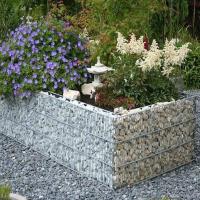 China Hot Dipped Galvanized Gabion Box 50x50mm Aperture 3.0mm Wire Gauge for Landscaping for sale