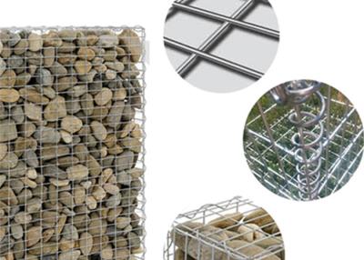 China Galvanized Welded Gabion Baskets 2.0-4.0mm Wire, 1-3m Sizes for sale