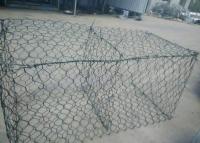 China PVC Coated Steel Double Twisted Hexagonal Wire Mesh Gabion Baskets 2.0-5.0mm Wire Diameter for Erosion Control for sale