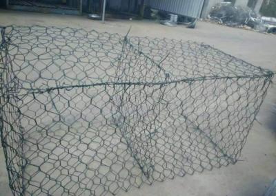 China PVC Coated Steel Double Twisted Hexagonal Wire Mesh Gabion Baskets 2.0-5.0mm Wire Diameter for Erosion Control for sale