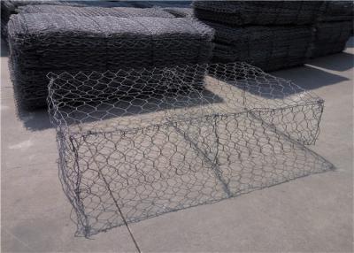 China Double Twisted Hexagonal Wire Mesh Gabion Baskets 60×80mm & 80×100mm Mesh with 2.0-4.0mm Steel Wire for sale