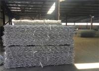 China Hot-Dipped Galvanized Steel Gabion Mattresses 2m Width 0.15-0.30m Height for Coastal Protection for sale