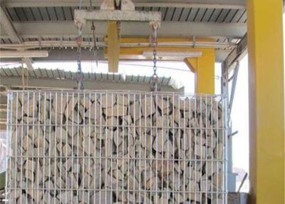 China Welded Mesh Gabion Baskets 75x75mm Galvanized for Flood Control with 3.0-6.0mm Wire Diameter and Custom Sizes for sale