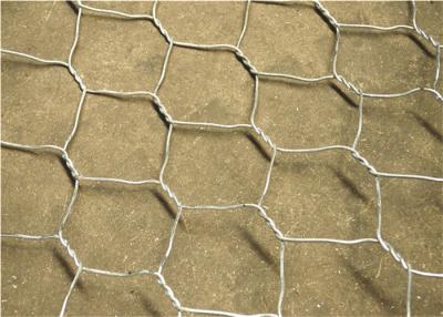 China Galvanized Gabion Box 2.0-4.0mm Wire Double Twist Hexagonal Mesh for Flood Control for sale