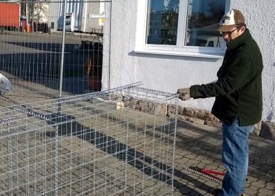 China PVC Coated Metal Gabion Baskets 2.0-4.0mm Wire with 60x80mm Mesh for Erosion Control and Retaining Walls for sale