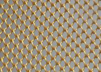 China Decorative Aluminum Crimped Mesh 6mm x 6mm Room Divider Fireproof Customizable for sale