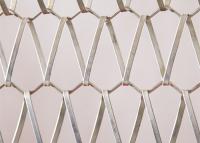 China Metal Spiral Link Decorative Wire Mesh Panels 4m Width for Curtains and Interior Design for sale