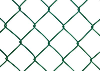 China Plastic Coated Chain Link Fence Mesh - Heavy Duty 0.5-4m Width, 0.5-25m Length with BWG8-14 Gauge Options for sale