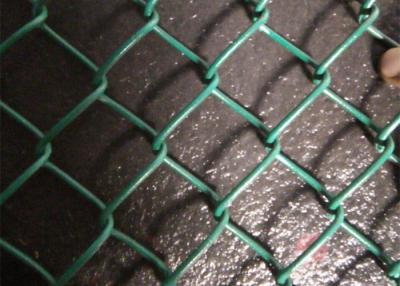 China Lightweight PVC Coated Chain Link Fence Mesh in Green, Black, Blue Colors - 0.5-4m Width, 0.5-25m Length Options for sale