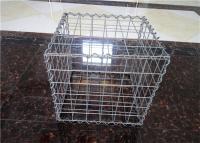 China Galvanized Gabion Retaining Wall Baskets 1.0x1.0x0.5m to 4.0x1.0x1.0m with 2.0-4.0mm Wire for Erosion Control for sale