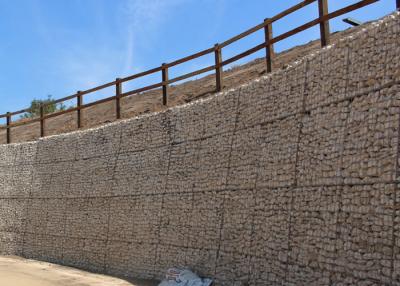 China Galvanized Gabion Stone Basket 1.0x1.0x1.0m for Retaining Walls with 255 g/m² Zinc Coating for sale