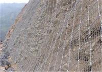 China Galvanized Steel Wire Slope Protection Mesh 60x80mm with 8mm Rope for Rockfall and Landslide Prevention for sale