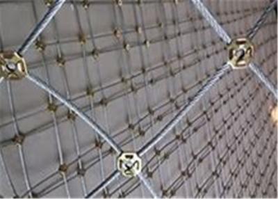 China Low Carbon Steel Rockfall Protection Netting 60×80 to 120×150mm Mesh for Slope Stabilization for sale