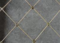 China Twill Weave Rockfall Protection Netting 7mm Galvanized Steel Wire Mesh 300x300mm 1770 KPA Tensile Strength for sale