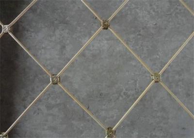 China Twill Weave Rockfall Protection Netting 7mm Galvanized Steel Wire Mesh 300x300mm 1770 KPA Tensile Strength for sale