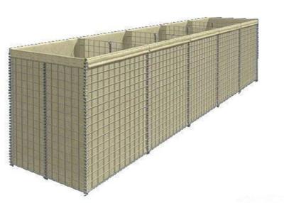 China PVC Coated Sand Barrier Retaining Wall with 4.0-5.0mm Wire Diameter and 250g-400g Geotextile for Military Defense for sale