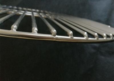China Stainless Steel BBQ Grill Mesh 240-300mm Diameter with 1.2mm Wire for Outdoor Cooking for sale
