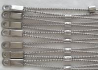 China 1.6mm 7x7 Stainless Steel Wire Rope Mesh 304 for Animal Protection Zoo Enclosure for sale