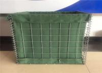 China Welded Gabion Defensive Barrier 1.37m Height 10m Length Flood Wall with Galvanized Mesh for sale
