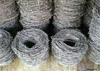 China 2.5mm Galvanized Coated Razor Blade Barbed Wire with 100g/m² Zinc Coating for Perimeter Security Fencing for sale
