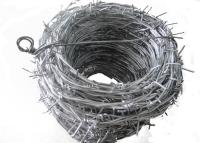 China 3.2mm Galvanized Razor Barbed Wire Coil with 1.5-3cm Barbs for Anti-Theft Security Fencing for sale