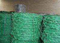 China 25kg PVC Coated Barbed Wire Coil - 400m Length, 1.0-3.5mm Gauge for Perimeter Security for sale