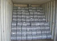 China Galvanized Razor Barbed Wire 1.6mm-3.2mm Diameter with 1.5-3.0cm Barb Length for Security Fencing for sale