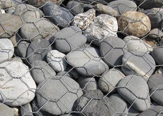 China 2.7mm Galfan Wire Gabion Mesh Cage 60x80mm Hexagonal for sale