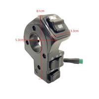 China Three-in-One Headlight Switch with Horn and Turn Signal for Kukirin G3 Pro Electric Scooter - Multi-Function Control Unit for sale