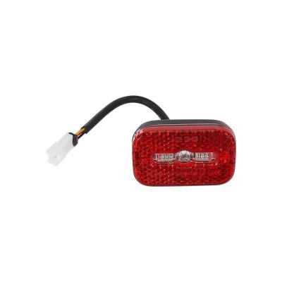 China 6-48V Waterproof Short-Line Tail Light 125mm for Xiaoniu KQi3 Electric Scooter - IP67 Rated LED Safety Light for sale