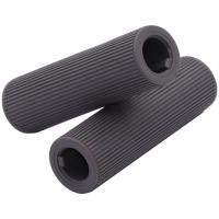 China Non-Slip Gray Handlebar Grips for Xiaomi Electric Scooter 4 Lite PRO4 MI4 - Durable Rubber Replacement Parts for sale